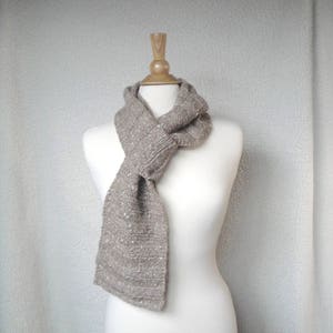 Side to Side Scarf Knitting Pattern, Chunky Knit, Lengthwise Ribbed ...