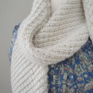 Star Stitch Scarf Knitting Pattern, Women & Men, Worsted Yarn, Simple ...