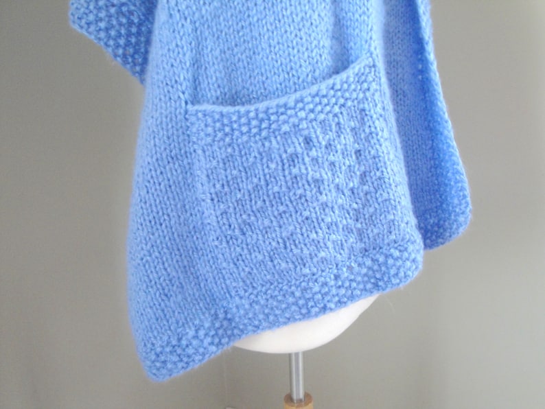 Wrap with Pockets Knitting Pattern Reader Wrap Rectangle - Etsy España