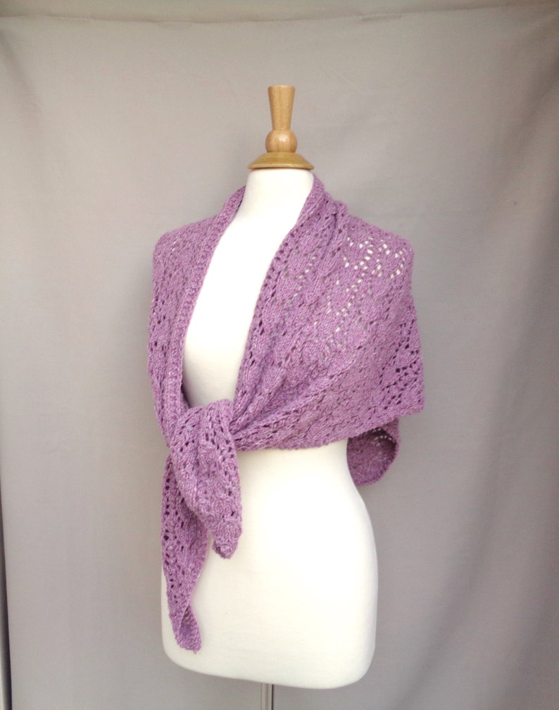 Snowdrop Lace Shawl Knitting Pattern Side to Side Oversized | Etsy