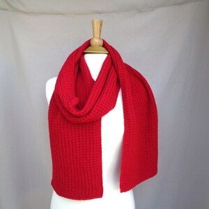 Unisex Scarf Knitting Pattern, Seed Rib, Garter Stitch, Easy Knit ...