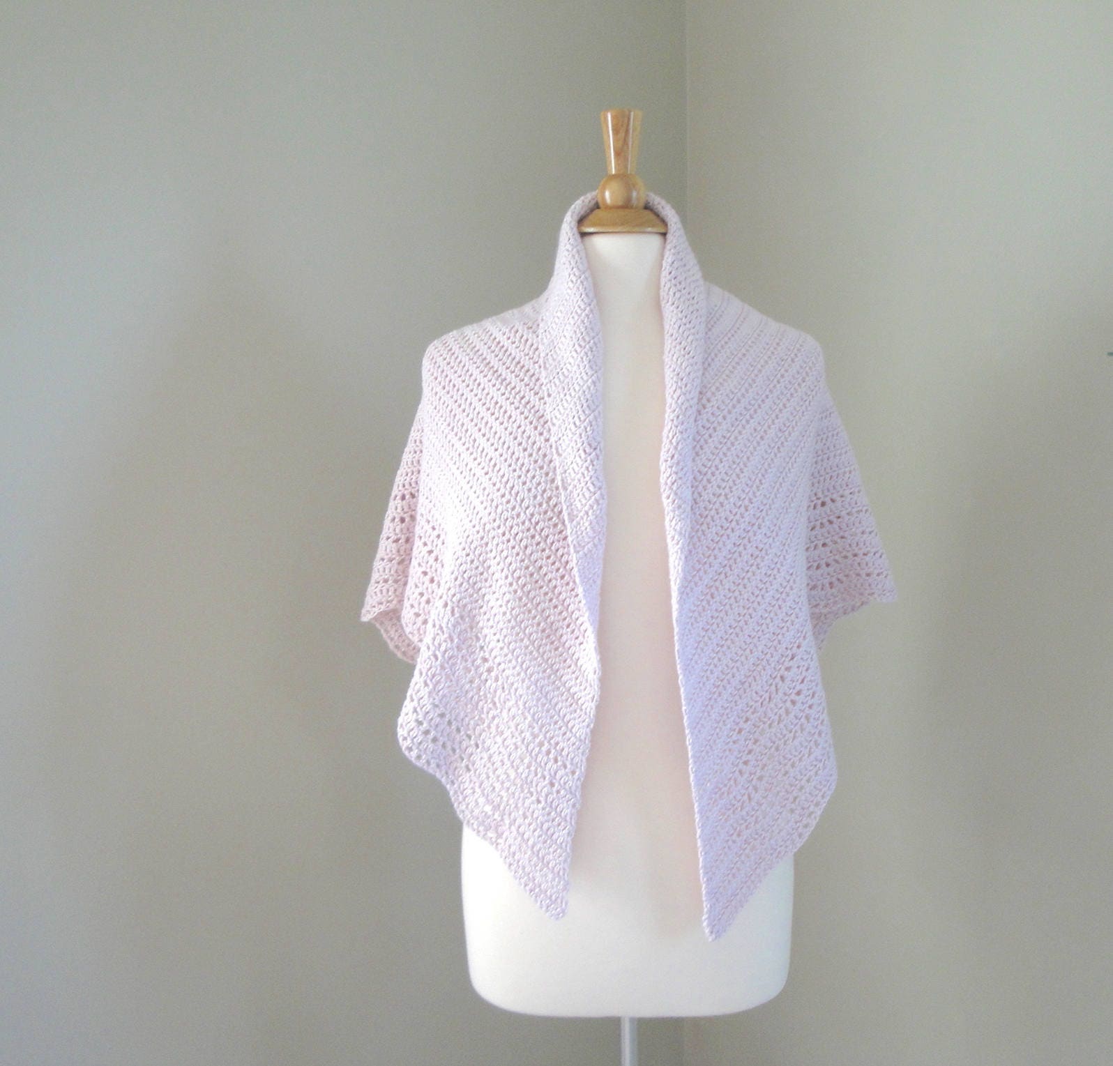 Crochet Shawl Pattern, Crochet Pattern, Double Crochet, Scallop Lace ...