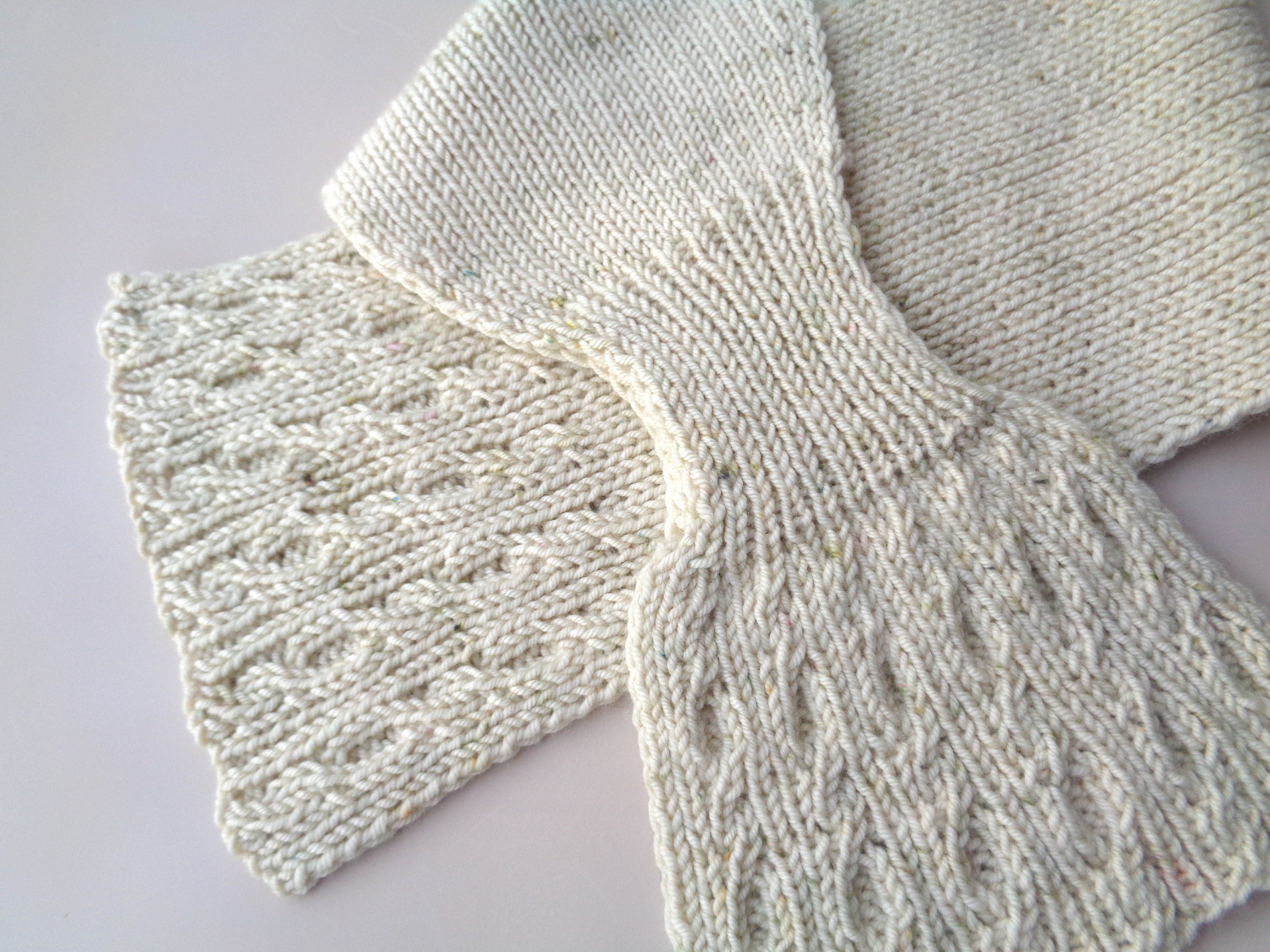 Cable & Rib Keyhole Scarf Knitting Pattern Pull Through Neck | Etsy