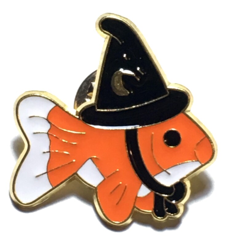 Goldfish Pin - Etsy