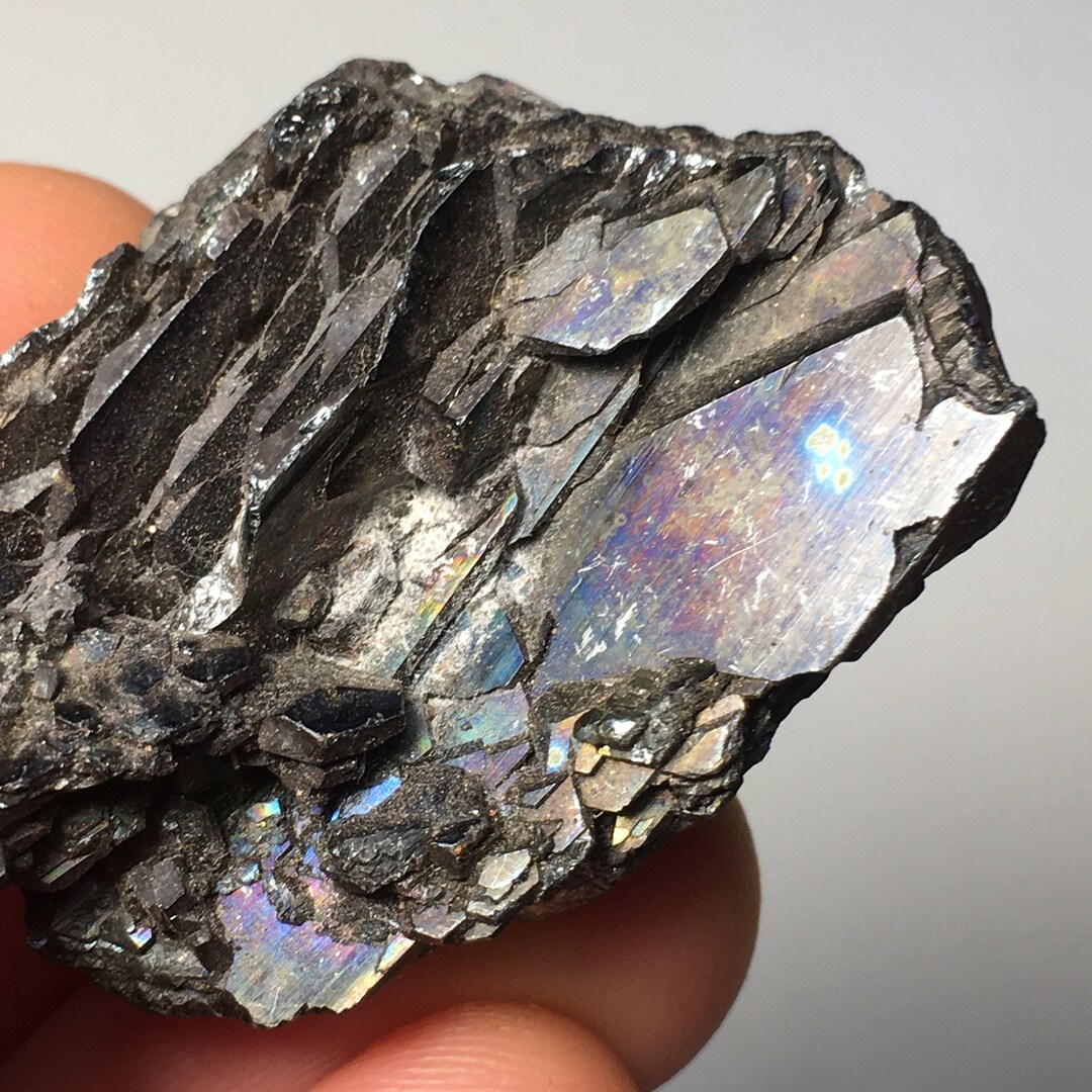 Metalic Rainbow Hematite Crystal Iron - Etsy