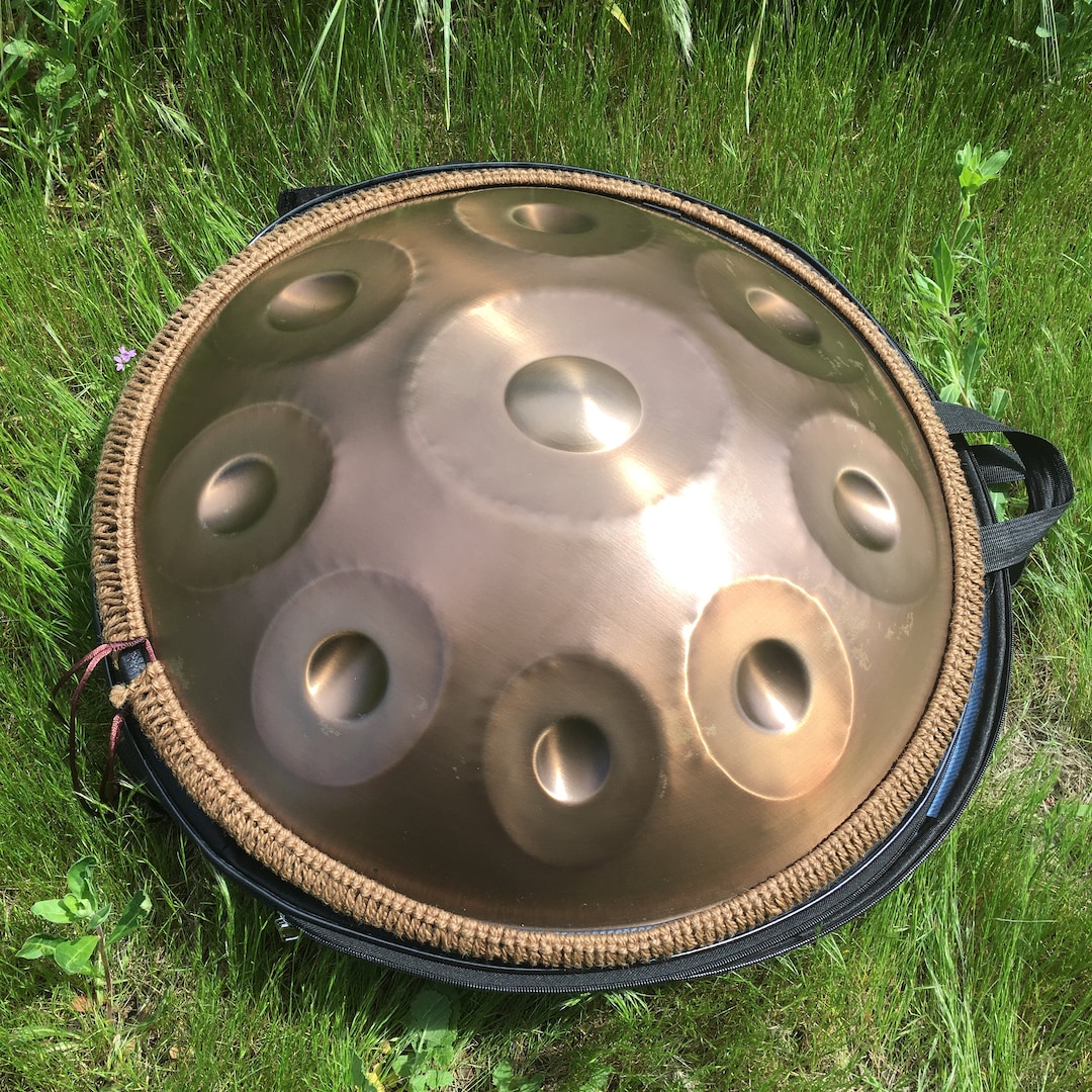 Handpan Metal Meditation Drum large Size 22 Inches, 9-note/a440 ...
