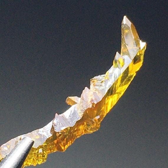 Terminated Yellow Orange Zincite Crystal Point Cluster | Etsy