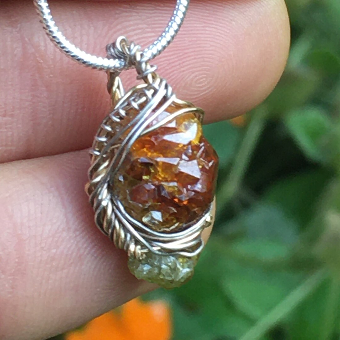 Red Zincite Pendant - Etsy