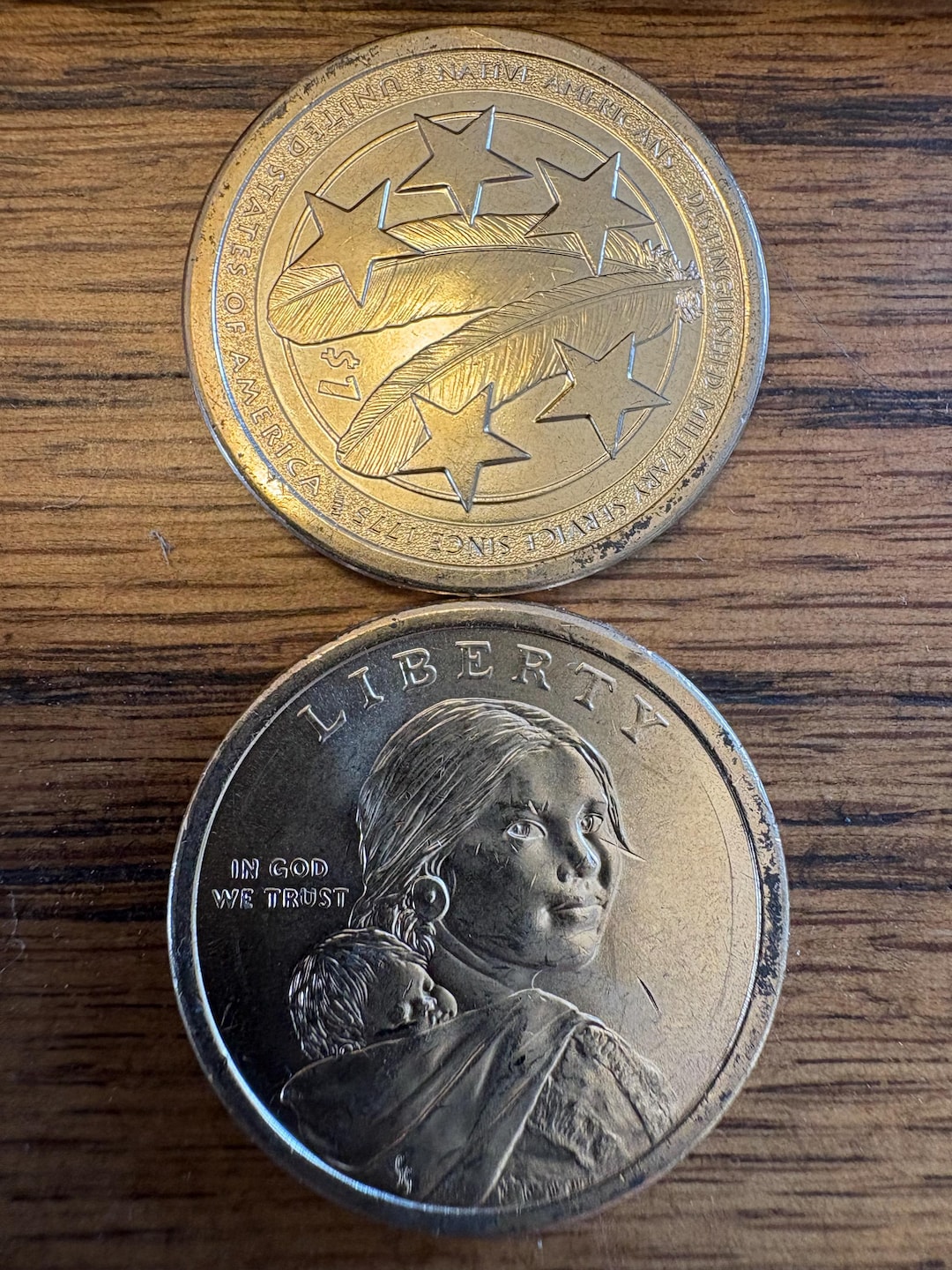 2021 Sacagawea 1 Dollar Coins – Distinguished Military Service Design ...