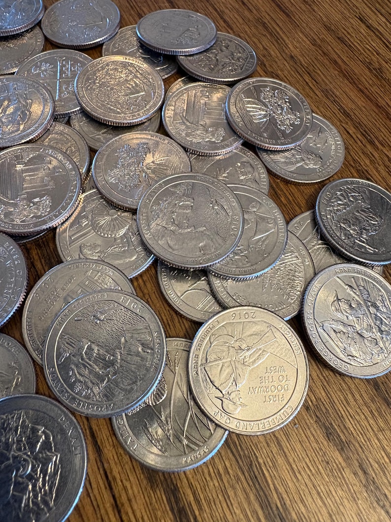 America the Beautiful State Parks Quarters – Full Set of 56 Coins – AU ...