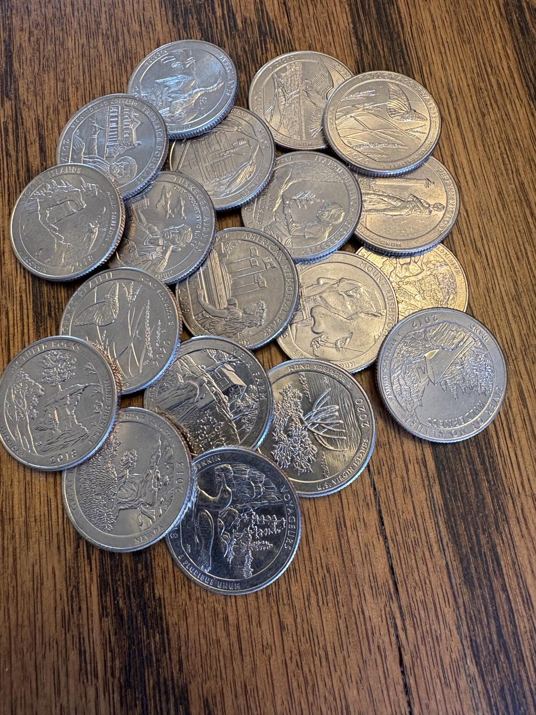 Hand-selected Set of (10) U.S. National Park Quarters – Choose Your ...