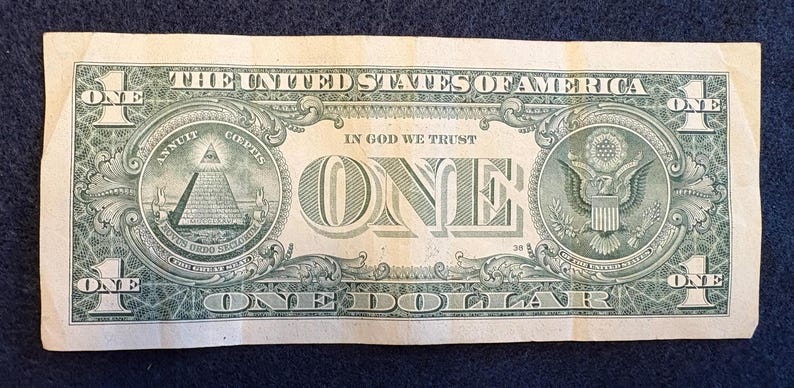 Unique Fancy Serial Number Dollar Bill – Quint 2’s (five 2’s) + 222 ...