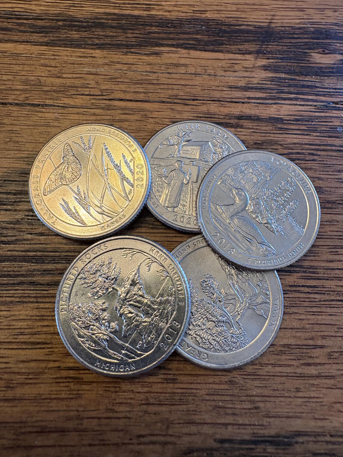 Hand-selected Set of (10) U.S. National Park Quarters – Choose Your ...