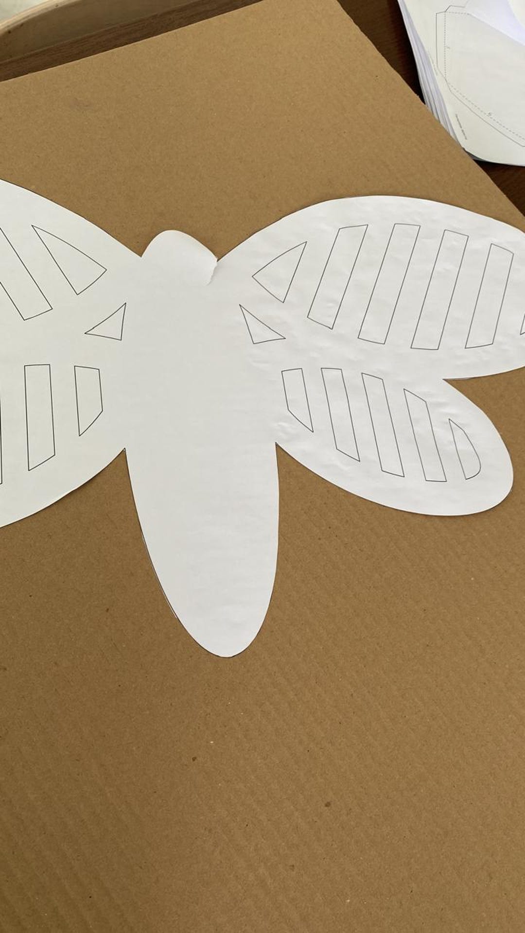 Cardboard Dragonfly Wings Template Laser Cut File | Digital Download - Etsy