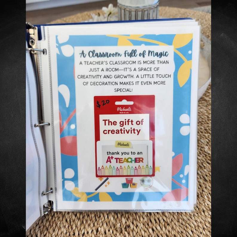 Printable Teacher Appreciation Gift Book - the Magic of a Teacher’s Day ...