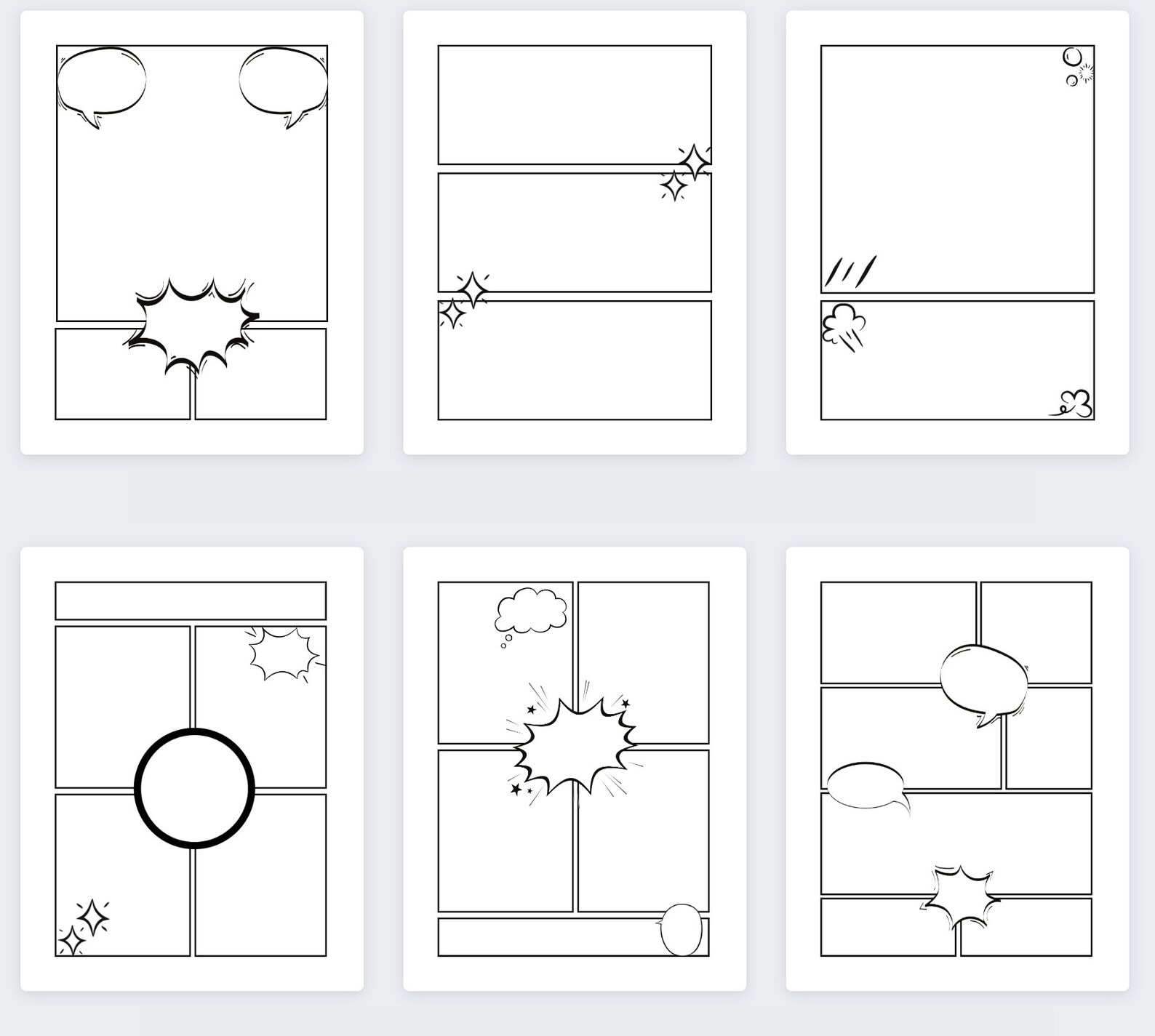 Blank Comic Book to Create Your Own Comic; Fun for Kids, Road Trip ...