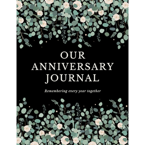 Our Anniversary Journal: Anniversary Gift Scrapbook and | Etsy