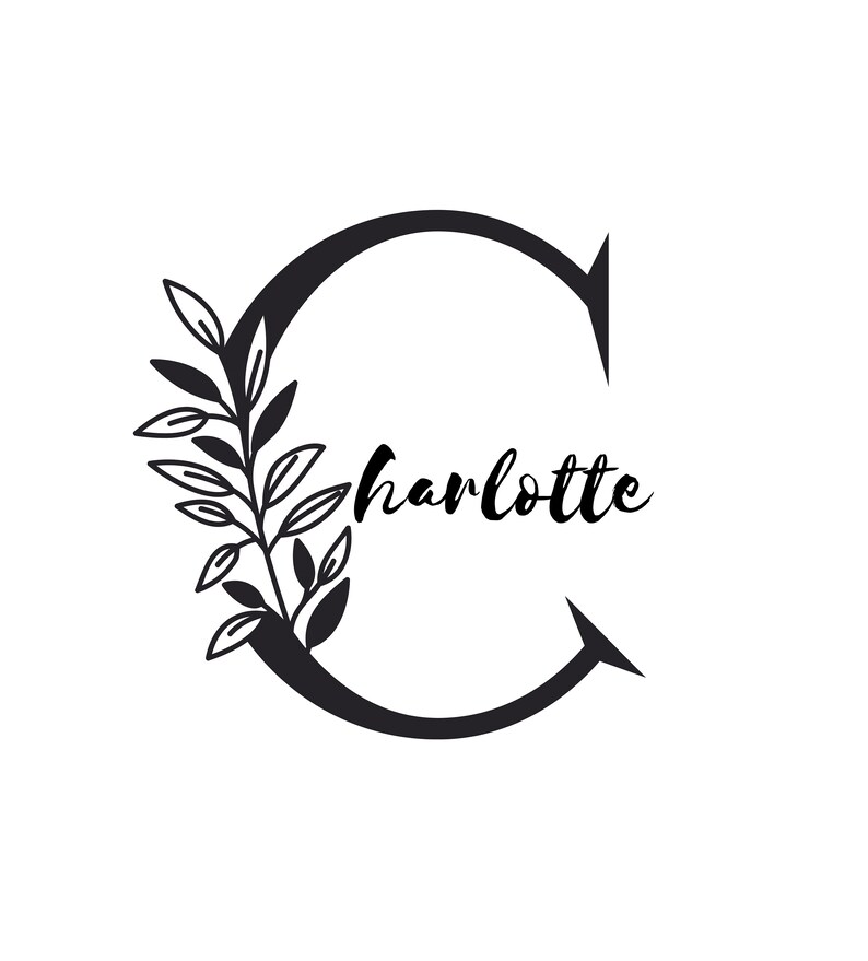 Charlotte - Name Print - Nursery Print, Baby Shower, Baby Gift - Etsy