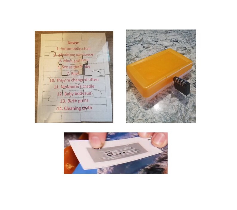 Gender Reveal Escape Room - DIY Home Template - Etsy