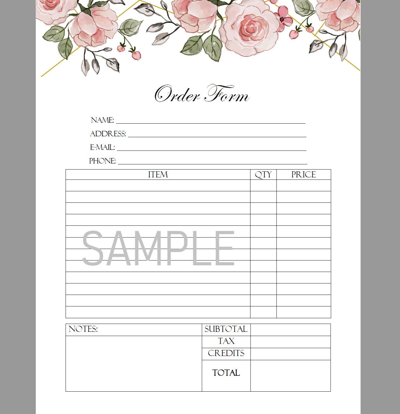 Senegence Lipsense Party Order Form - Etsy