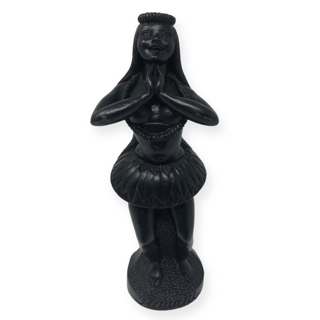 Coco Joe Hawaiian Hula Girl Dancer Lava Statue 8.25" H Rare Vintage - Etsy