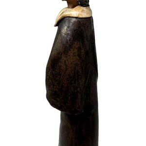 S.G. Healy Folk Art Pottery Monk Scholar Figurine 16.25 Inches Books ...