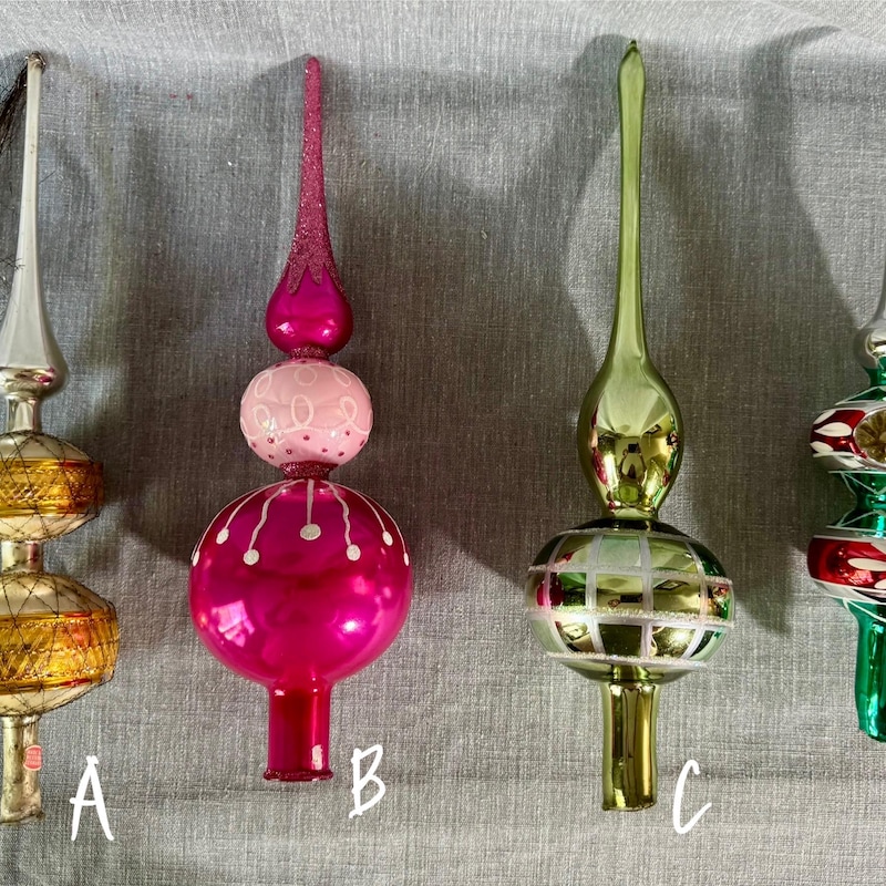 Finial Tree Topper - Etsy