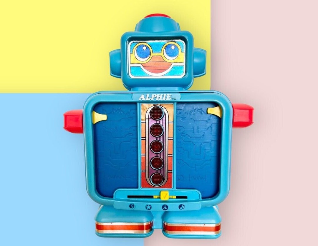 Vintage 1970s Alphie the Electronic Robot Musical Toy by Playskool ...