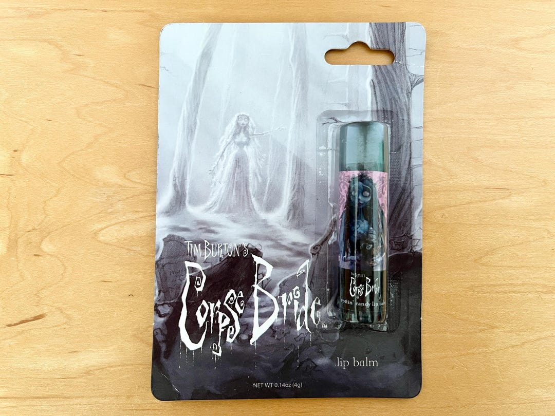 Vintage NOS Corpse Bride Rottin' Candy Lip Balm, Tim Burton Movie ...