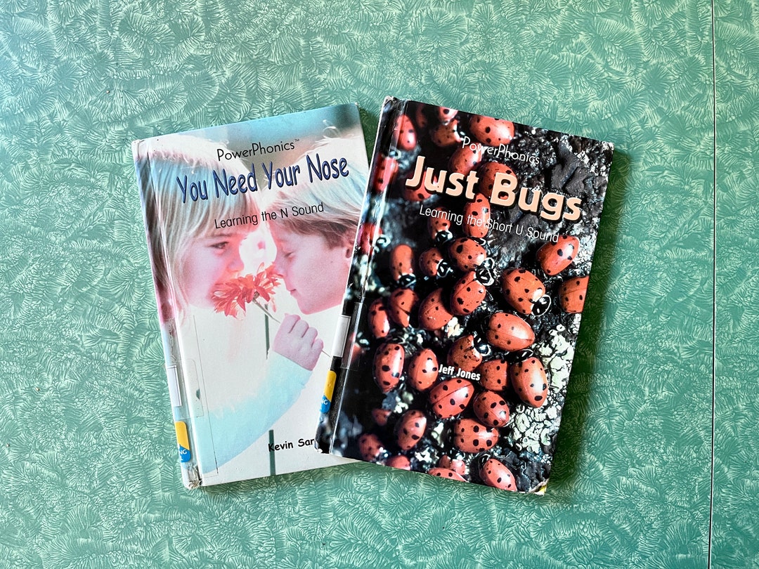 Power Phonics Children's Books Set: You Need Your Nose & Just Bugs - Etsy