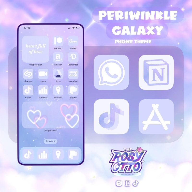 Galaxy App Icons - Etsy