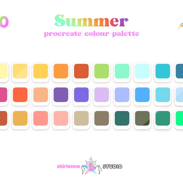 Procreate Swatches - Etsy