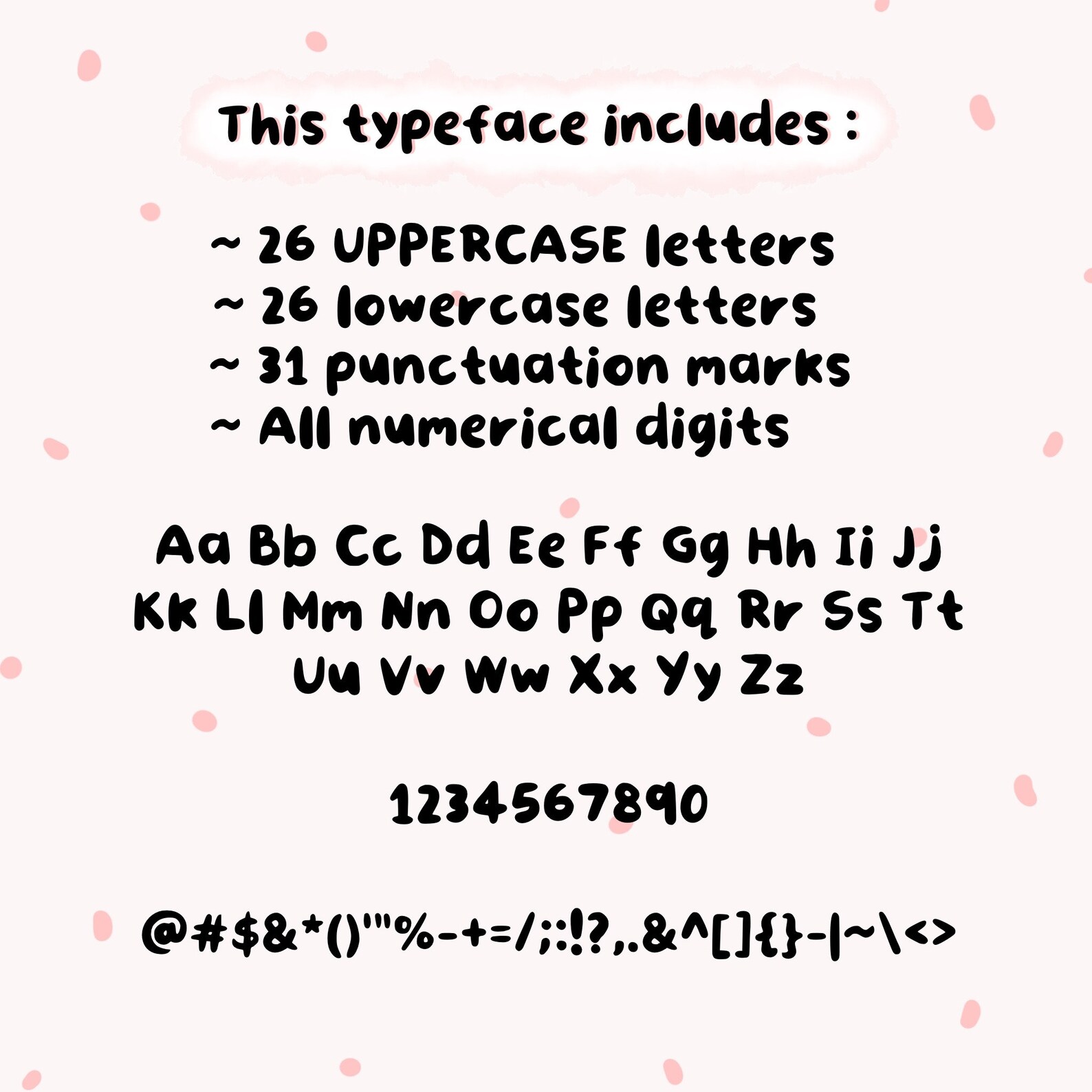 Bingsu Handwritten Typeface Font Procreate Etsy bingsu-handwritten-typeface-font-procreate-etsy