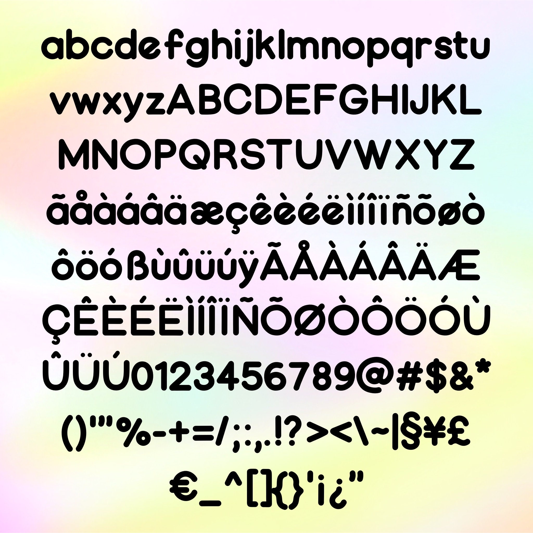 Soft Round Handwritten Typeface/font • .OTF & .TTF Format - Etsy