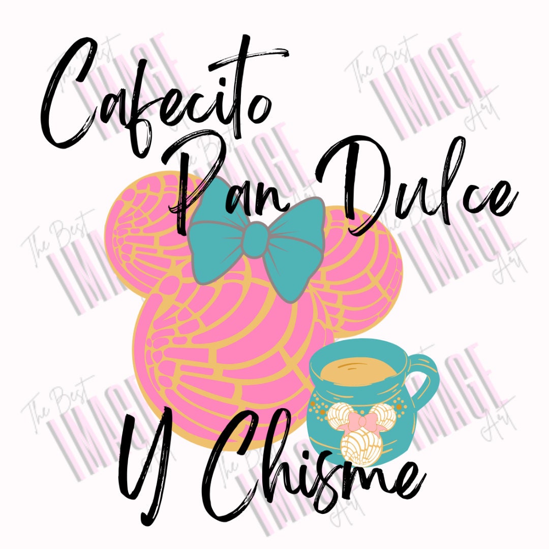 Cafecito Y Pan Dulce PNG - Etsy