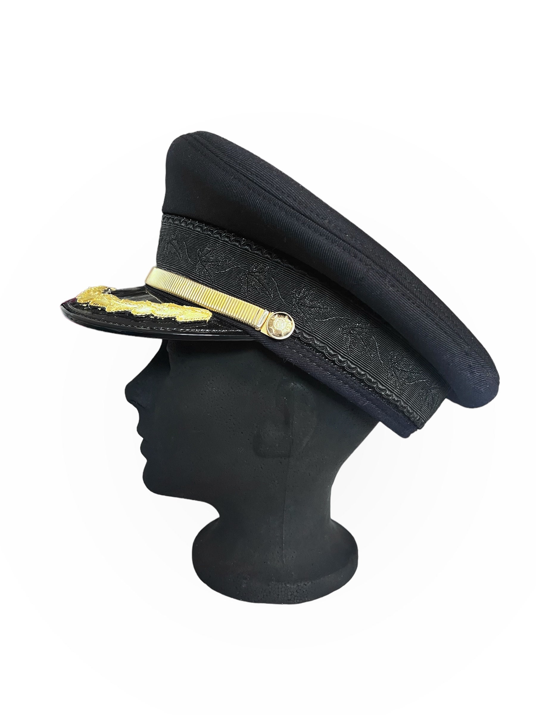 VINTAGE Regalia Authentic Muir Cap Captain Hat Constable Officer Police ...