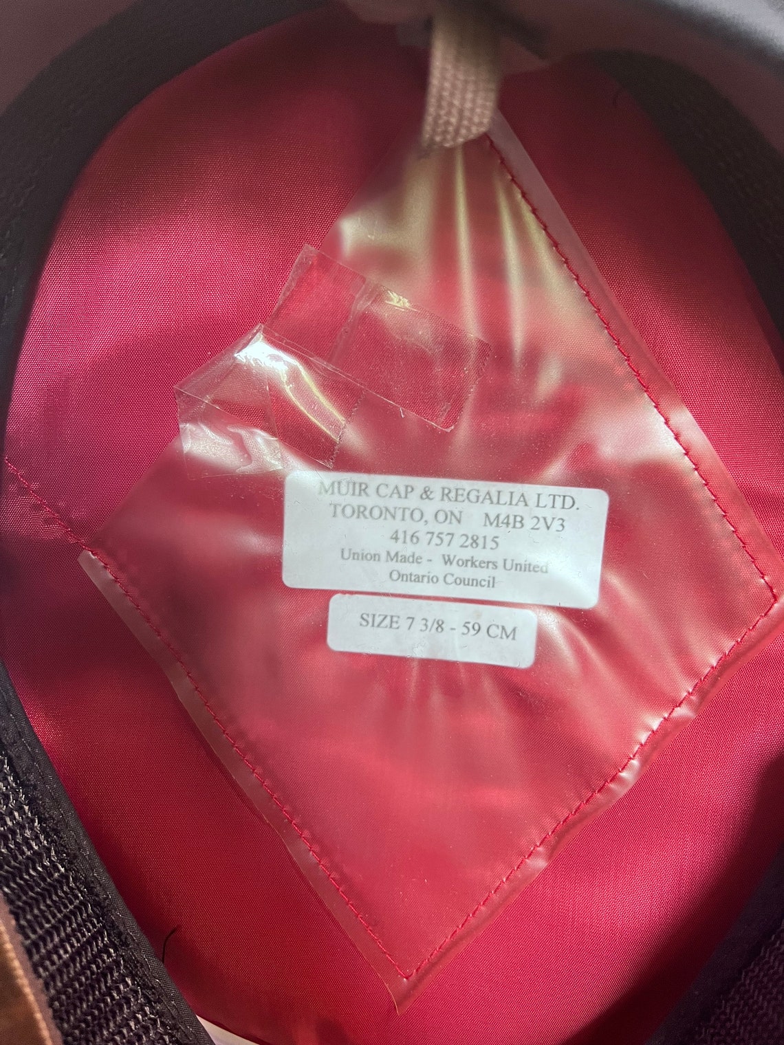 VINTAGE Regalia Authentic Muir Cap Captain Hat Constable Officer Police ...