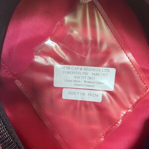 VINTAGE Regalia Authentic Muir Cap Captain Hat Constable Officer Police ...