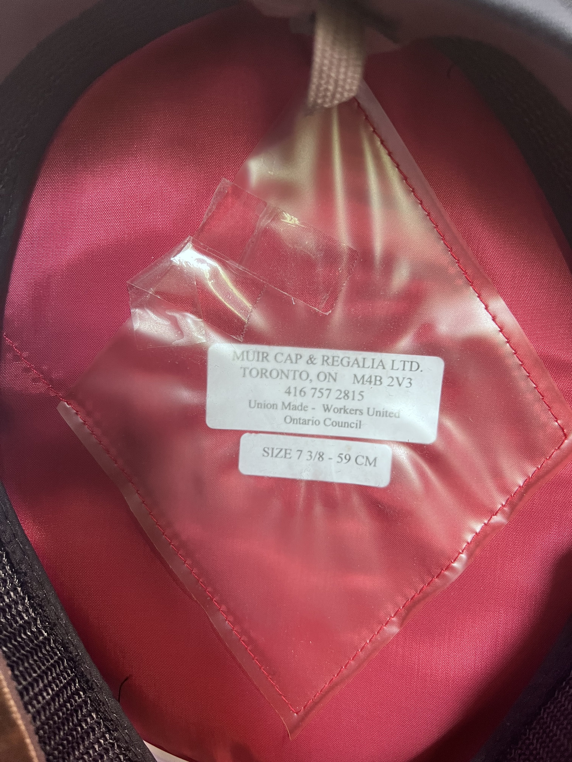 VINTAGE Regalia Authentic Muir Cap Captain Hat Constable Officer Police ...