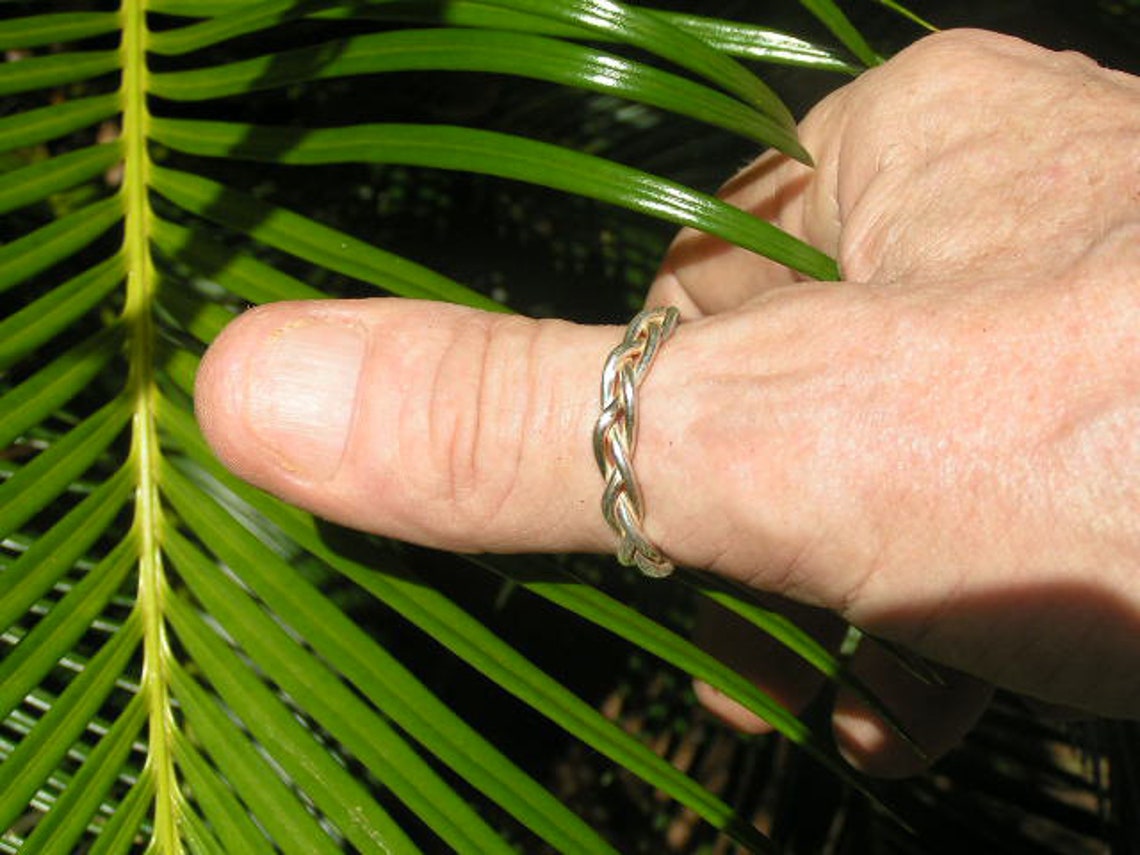 Thumb Rings for Men Adjustable Design Hand Braided in - Etsy