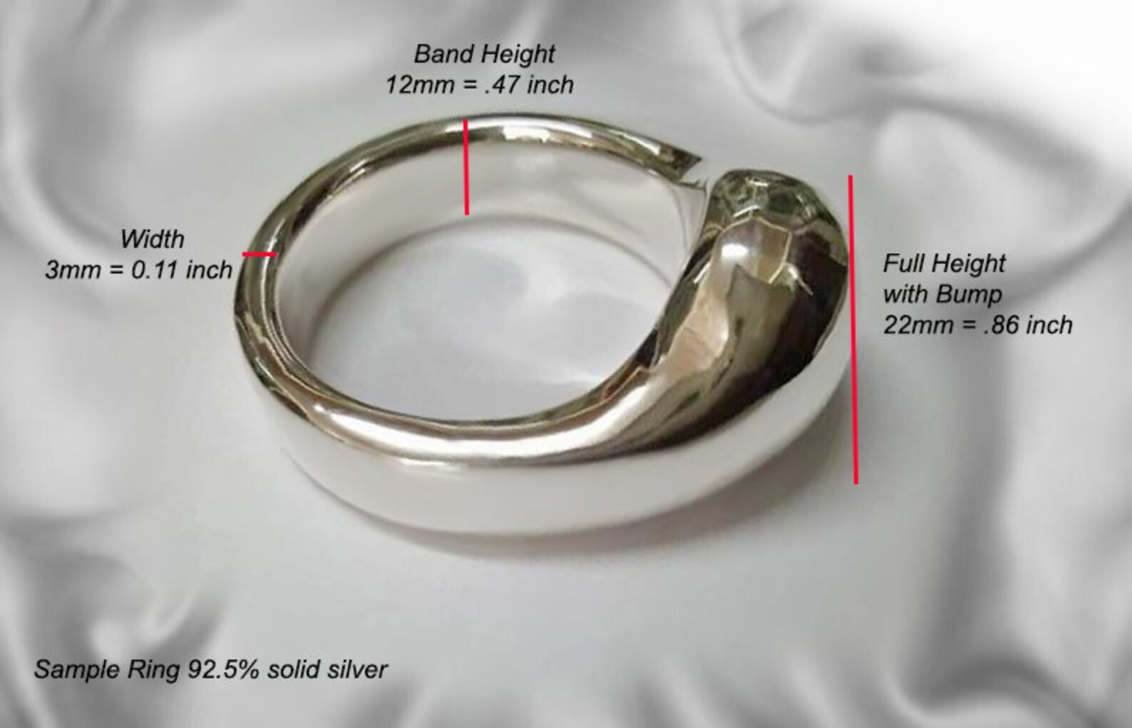 Glans Cock Ring Extra Heavy Custom Fit to Your Size Worn - Etsy