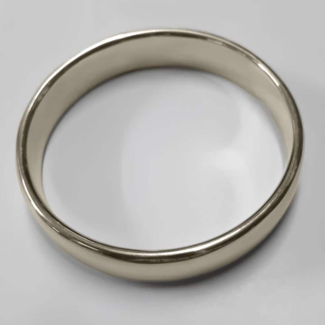 Classic Circular Men's Ring Solid Silver or Gold Plating Men's Body ...