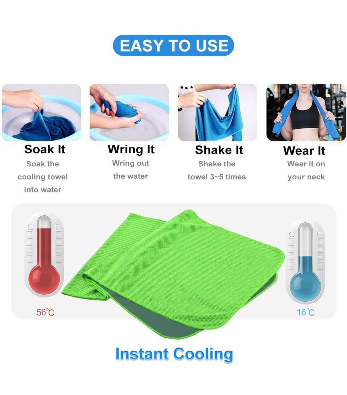 Cool Rag Personalized Cool Rag Cooling Towel Sports - Etsy