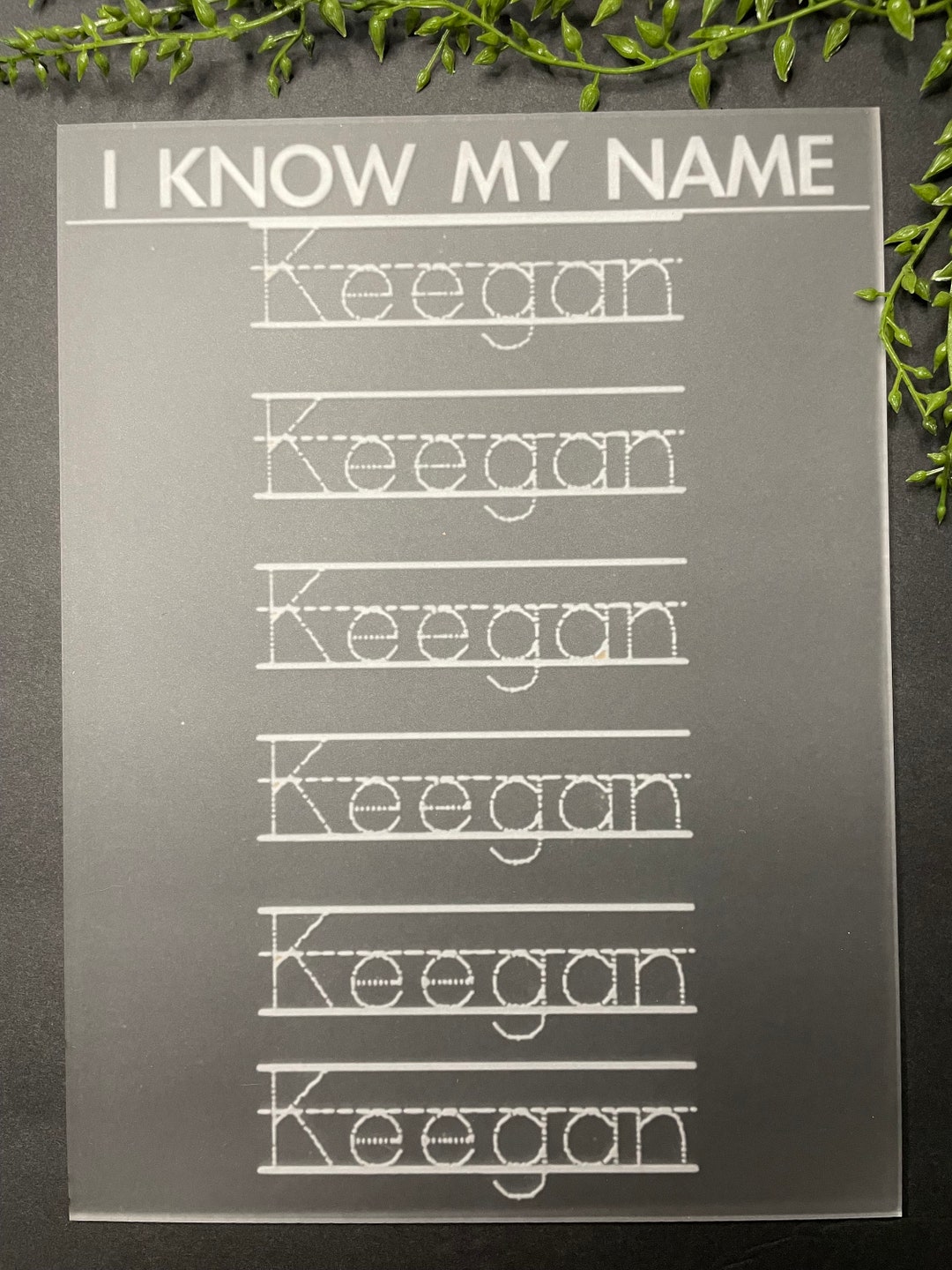 I Know My Name Practice Board | Letters | Back to School | Writing Your ...