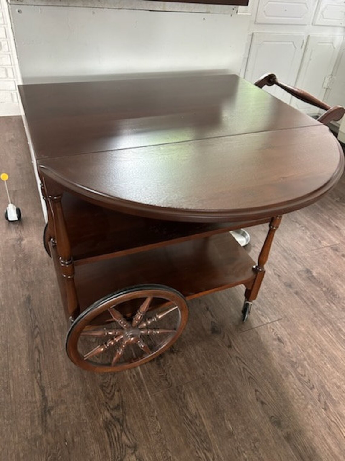 Vintage Victorian Mahogany Bar Cart, Tea Service Trolley 1920's - Etsy