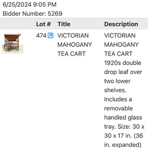 Vintage Victorian Mahogany Bar Cart, Tea Service Trolley 1920's - Etsy