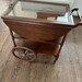 Vintage Victorian Mahogany Bar Cart, Tea Service Trolley 1920's - Etsy