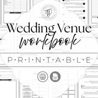 Wedding Venue Comparison Chart - Etsy