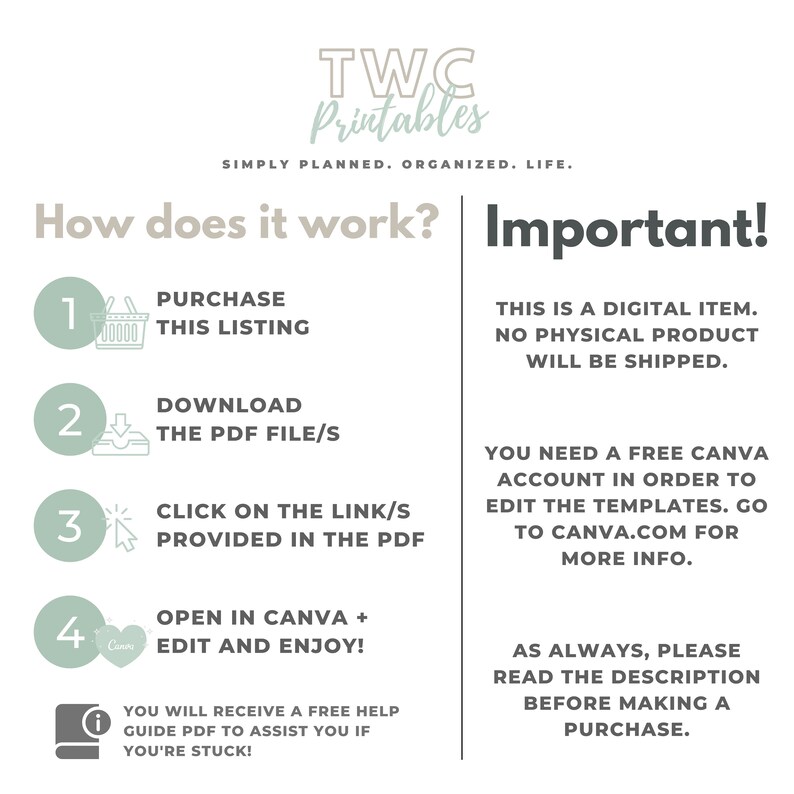 Study Planner Canva Printable Digital Template Exam Prep - Etsy