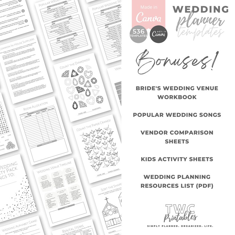 Canva Template Wedding Planner Wedding Planner Binder Etsy canva-template-wedding-planner-wedding-planner-binder-etsy